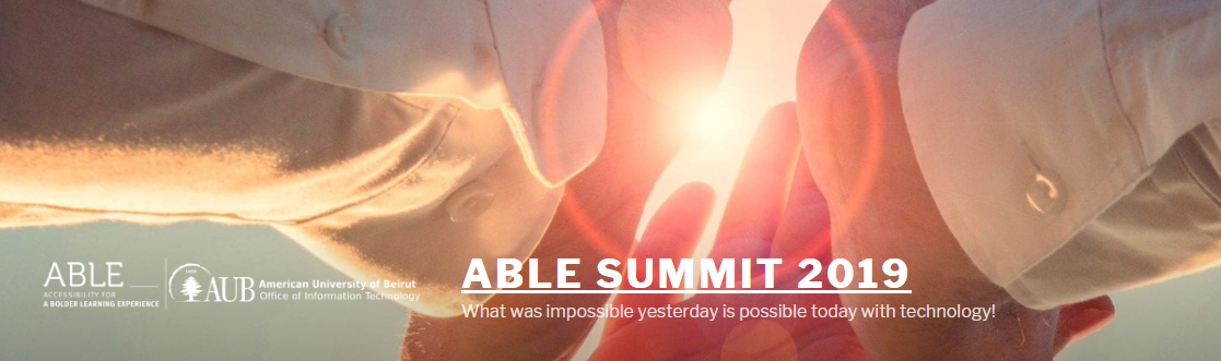 ABLE Summit on digital accessibility in higher education | Digital meets Culture