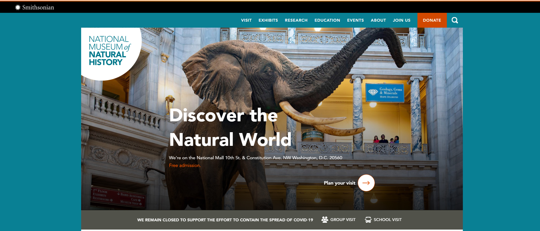 Digital offering at the Smithsonian National Museum of Natural History ...