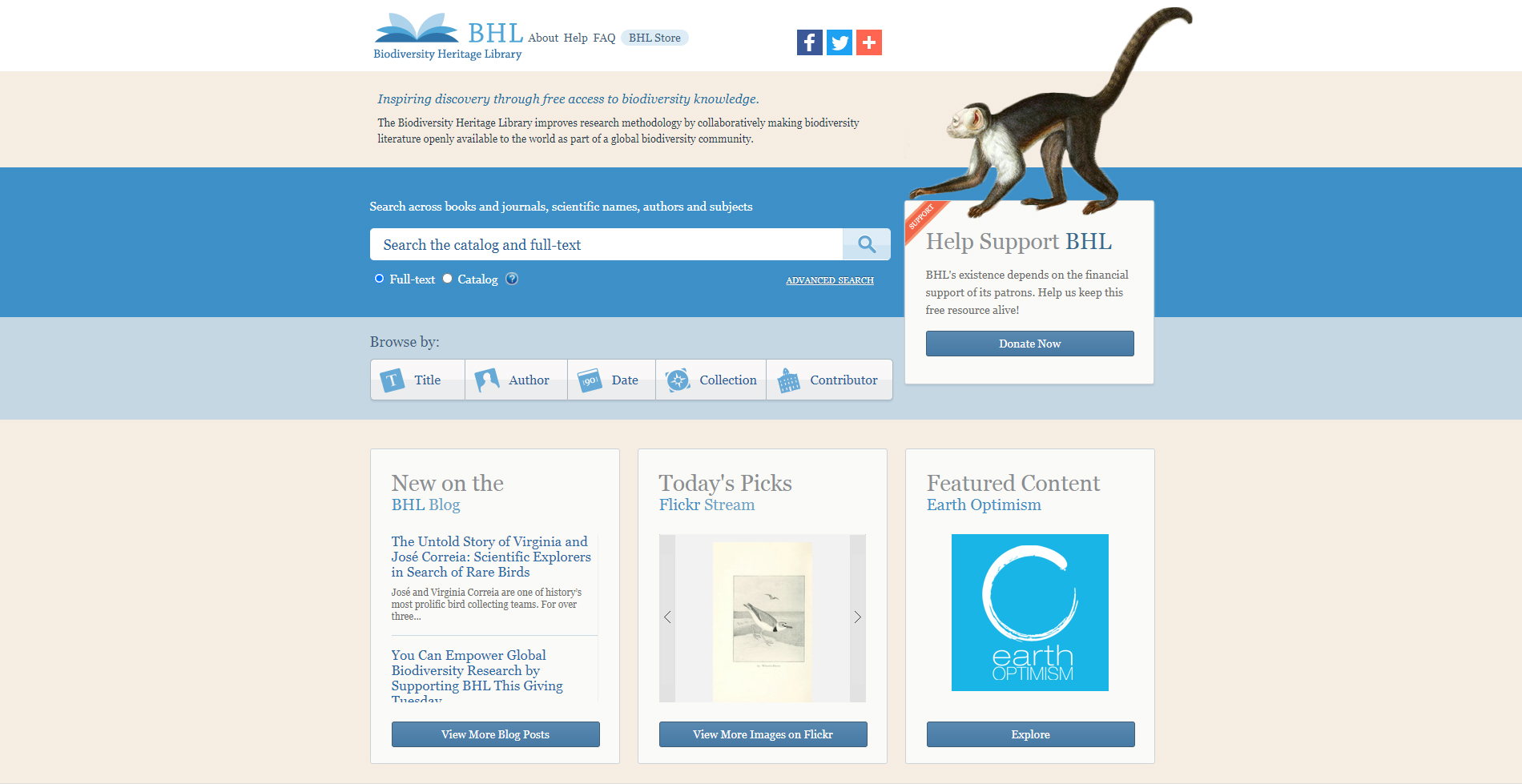 Biodiversity Heritage Library | Digital meets Culture