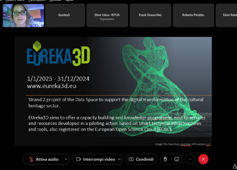 EUreka3D presented at CitizenHeritage multiplier event | Digital meets Culture