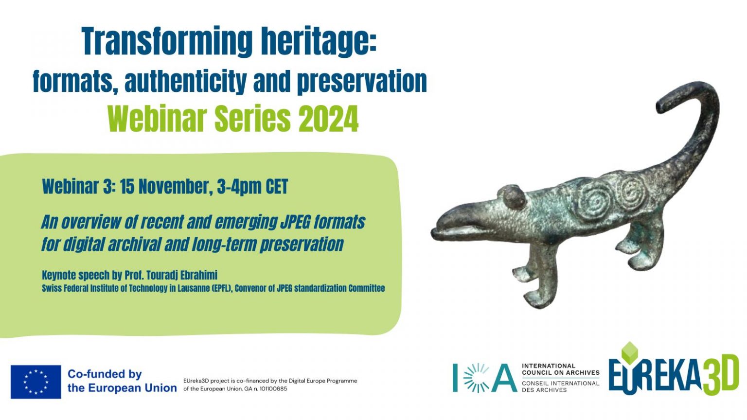 EUreka3D webinar series – Fall 2024 | Digital meets Culture