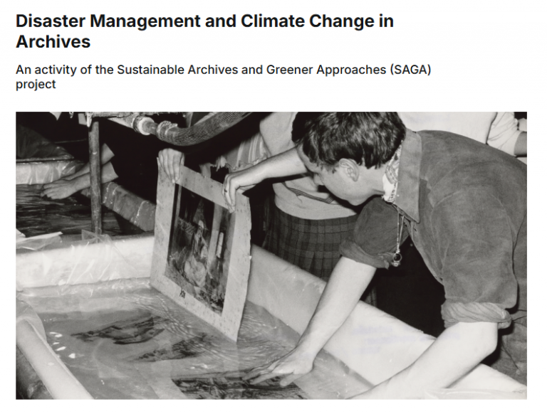 “Disaster Management and Climate Change in Archives” | Digital meets ...