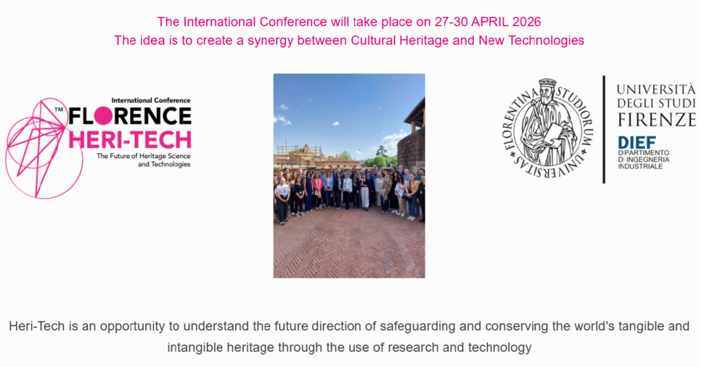 5th International Conference Florence Heri-Tech | Digital meets Culture